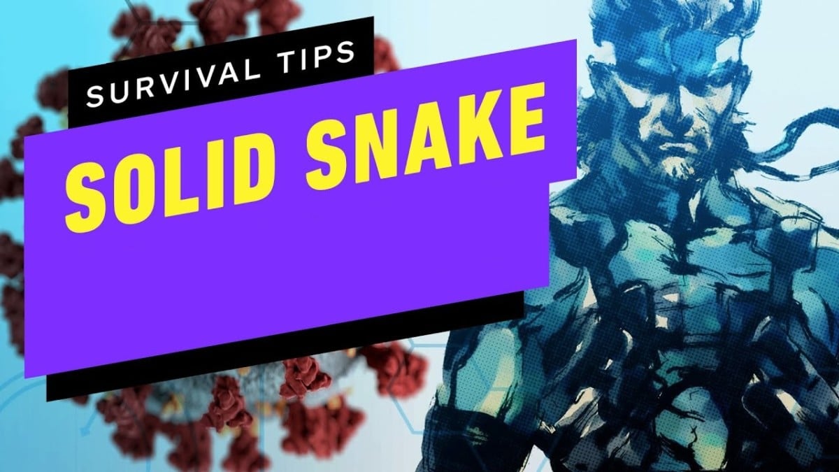 David 'Solid Snake' Hayter vous parle des gestes barrières - Eklecty-City