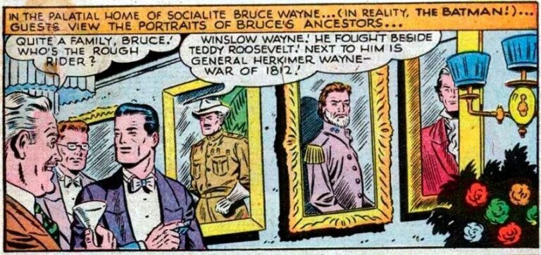 Qui sont les ancêtres de Bruce Wayne ? La Généalogie de Batman- E-C