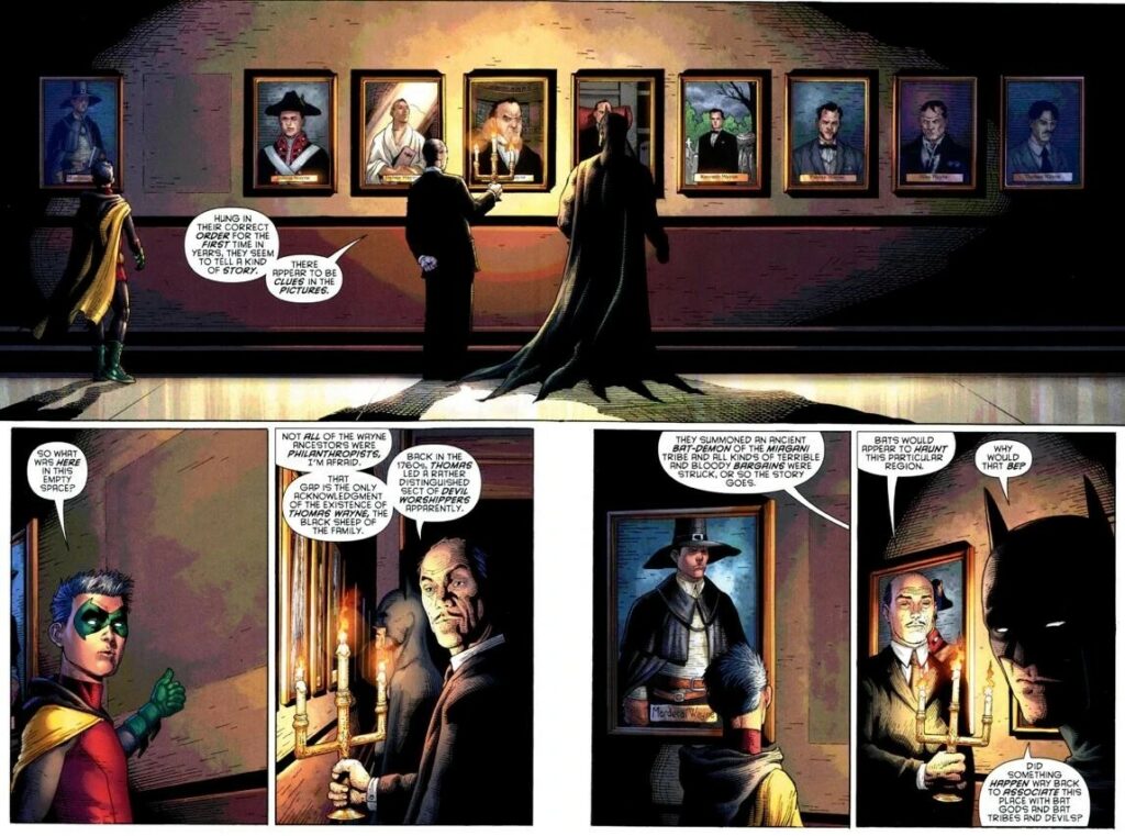 Qui sont les ancêtres de Bruce Wayne ? La Généalogie de Batman- E-C