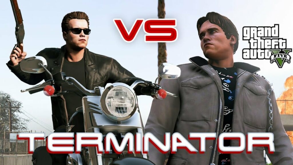 The Terminator Vs Terminator 2 dans GTA 5 - Eklecty-City